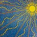 Abstract Original Painting of Sun Burst - Etsy