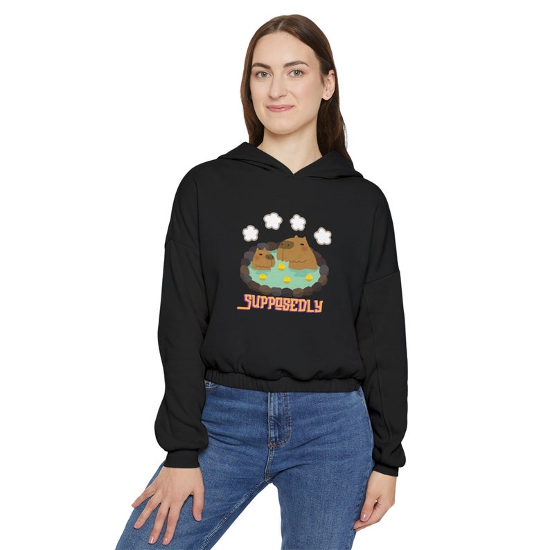 Capybara Sassy Women's Cinched Bottom Hoodie - Etsy