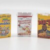 Mini Cereal Box Blank Template, 8.5"x11" Sheet, DIY Cereal Custom Party ...