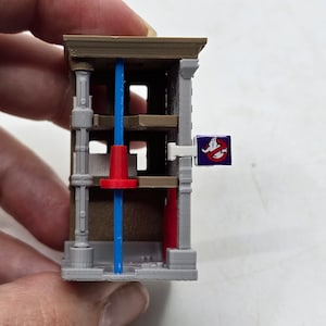 1:12 Miniature Real Ghostbusters Custom FIREHOUSE Fire Station ...