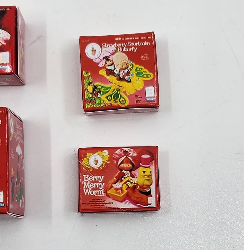 1:12 Scale Strawberry Shortcake Miniature Mini Box Berry Happy Home ...