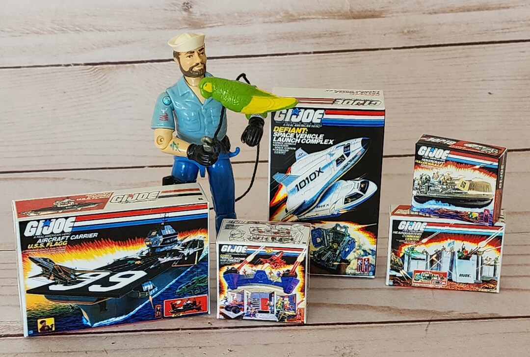 1:18 Scale Display Box G.I. Joe Custom Miniature Box Defiant Cobra ...