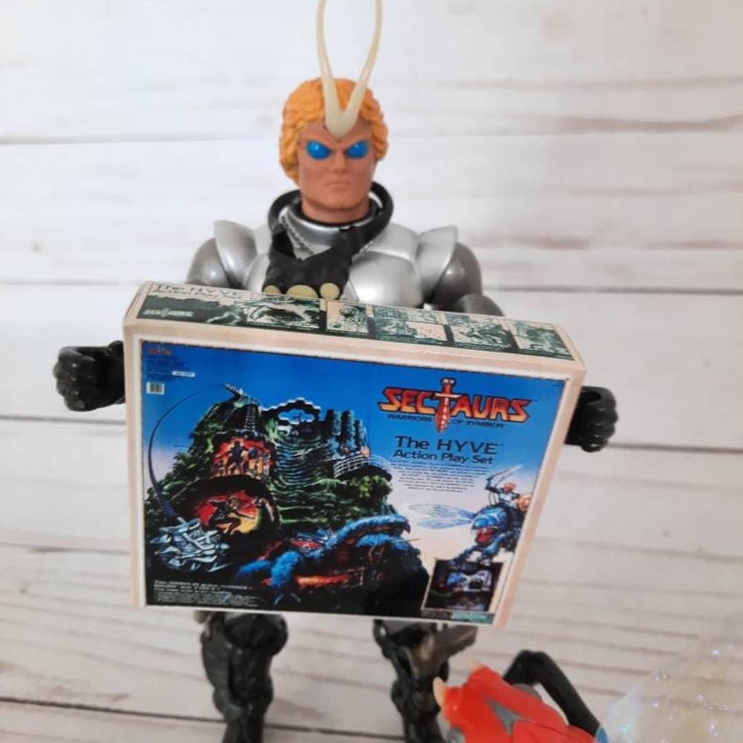 1:12 Sectaurs Fan Art Custom THE HYVE Playsets Coleco Mini Box 1/12 ...