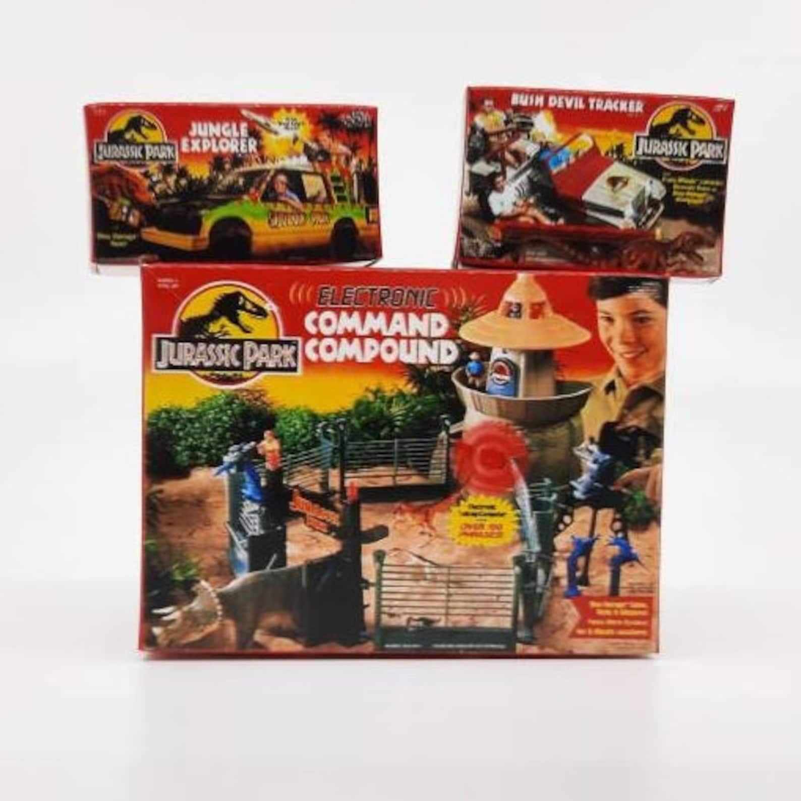 1:12 Mini Box Jurassic Park Movie Jungle Explorer Bush Devil Jeep ...