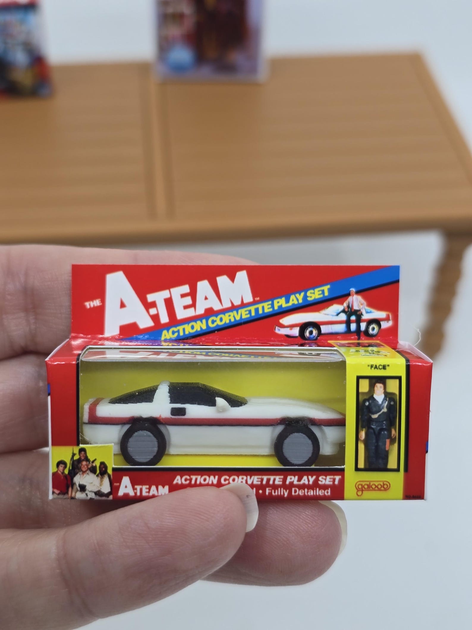 A-team Miniature Scale Custom Box A-TEAM HQ - GMC B.A.'S Mr. T Van ...