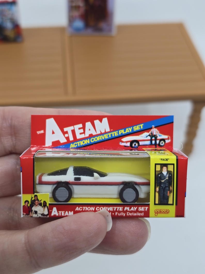 A-team Miniature Scale Custom Box A-TEAM HQ - GMC B.A.'S Mr. T Van ...