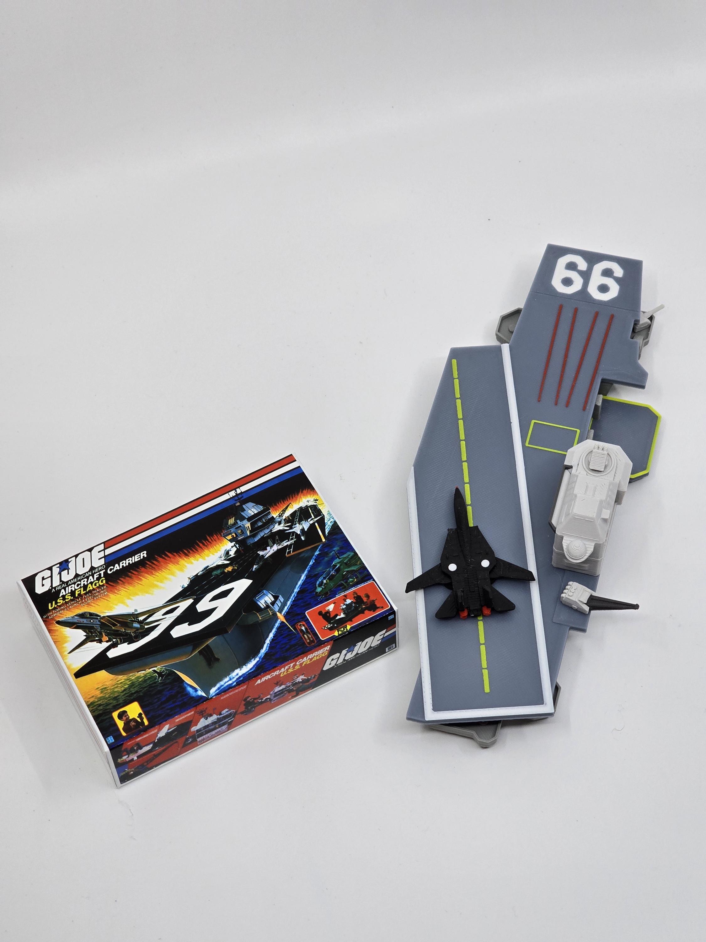 G.I. Joe Custom 1:12 Scale USS FLAGG Ship 3D Print Miniature Retro ...