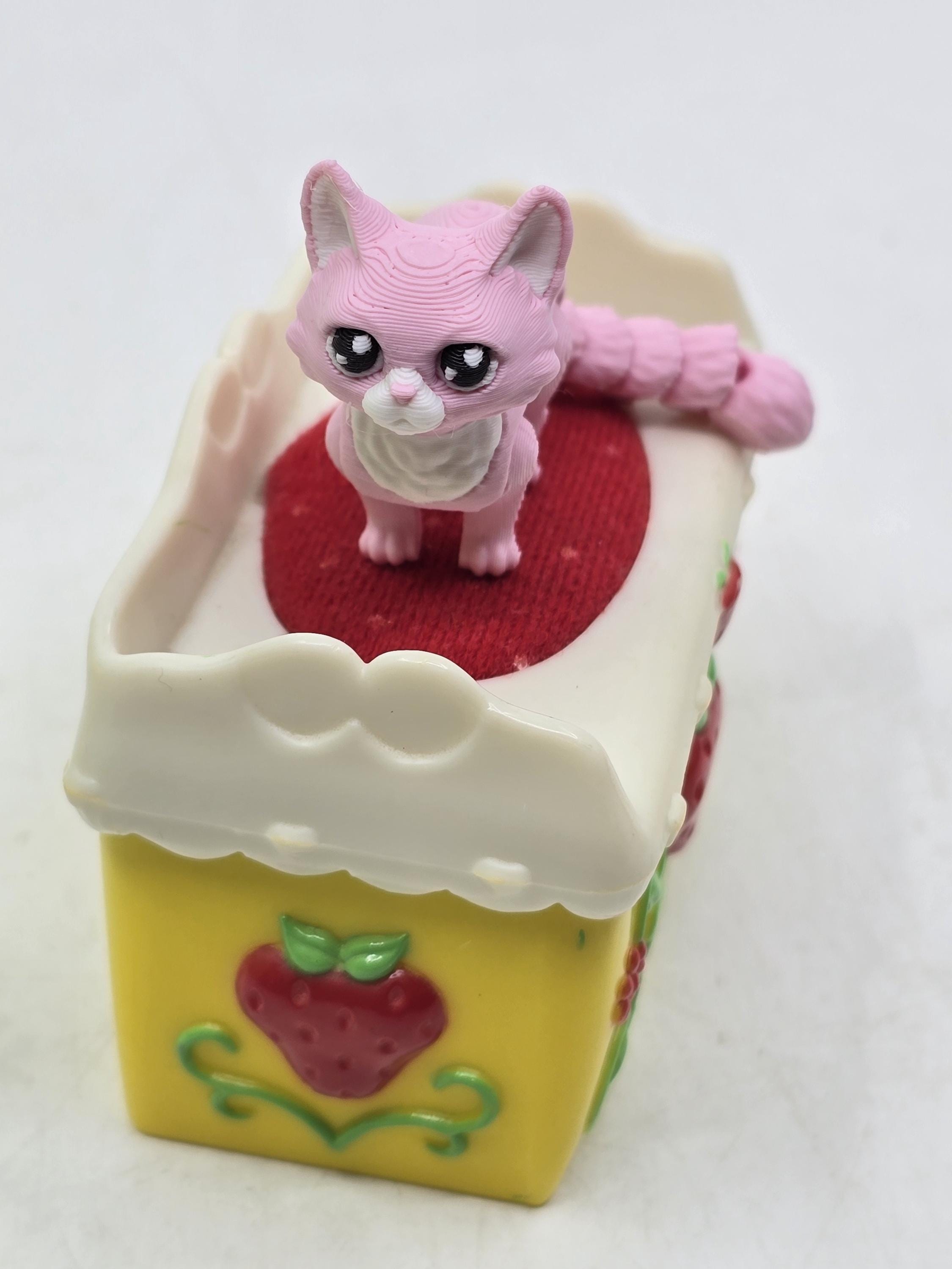 CUSTARD Inspired Strawberry Shortcake Colors Pink and White Pet Custom ...