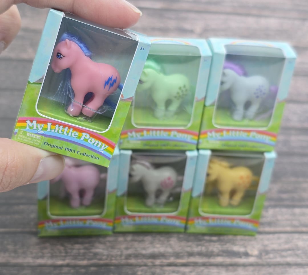 My Little Pony Figure With Custom Mini Miniature Scale Window 3D Box ...
