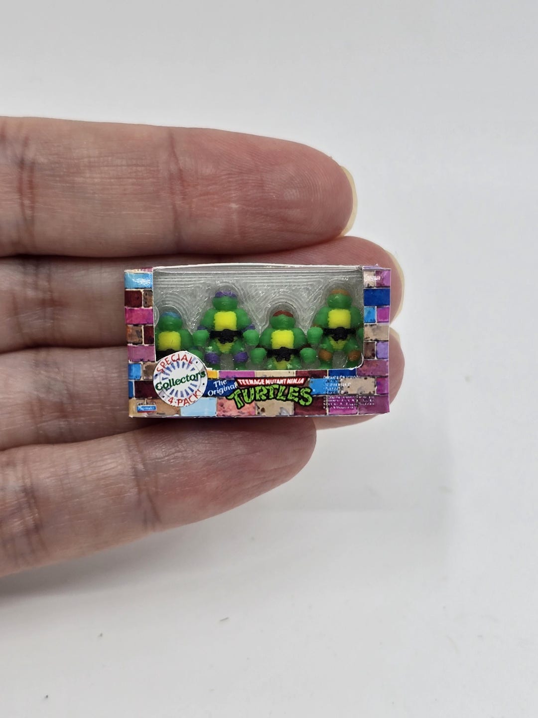 Miniature Box Set With Tiny Mini Teenage Mutant Ninja Turtle Mini 4 ...
