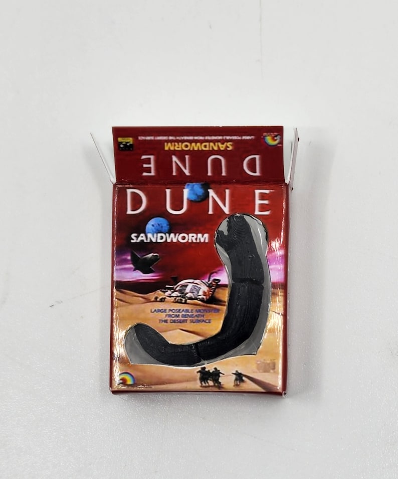 1:12 DUNE Custom 3D Print Mini Articulated Sandworm in Box - Etsy
