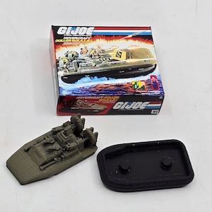 G.I. Joe Custom 1:12 Scale Miniature KILLER WHALE HOVERCRAFT Retro ...