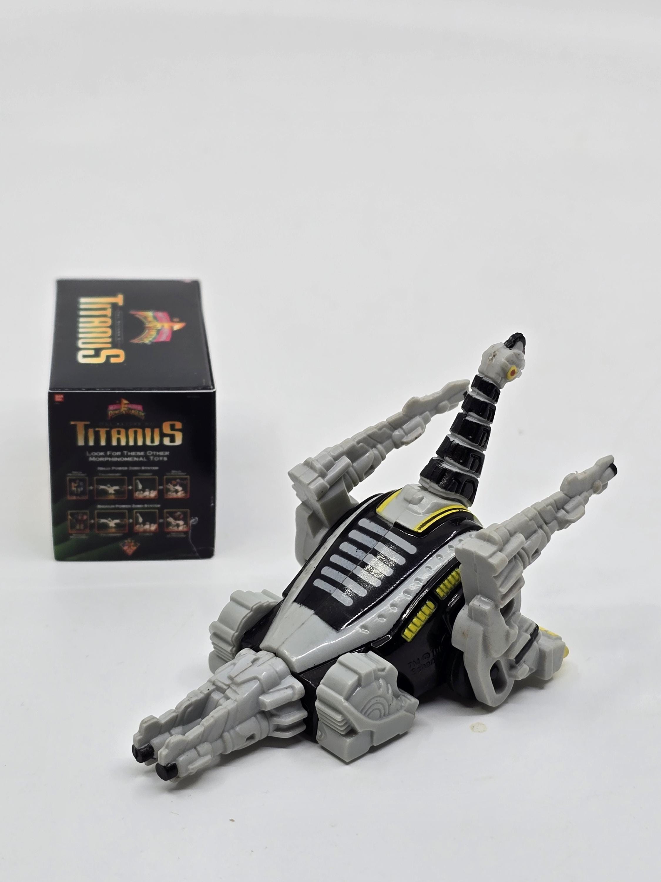 Micro Machines Mighty Morphin Power Rangers TITANUS Zord Figure + Mini ...