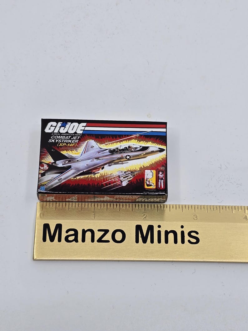 G.I. Joe Custom 1:12 Scale 3D Print Military Combat Jet With Box ...