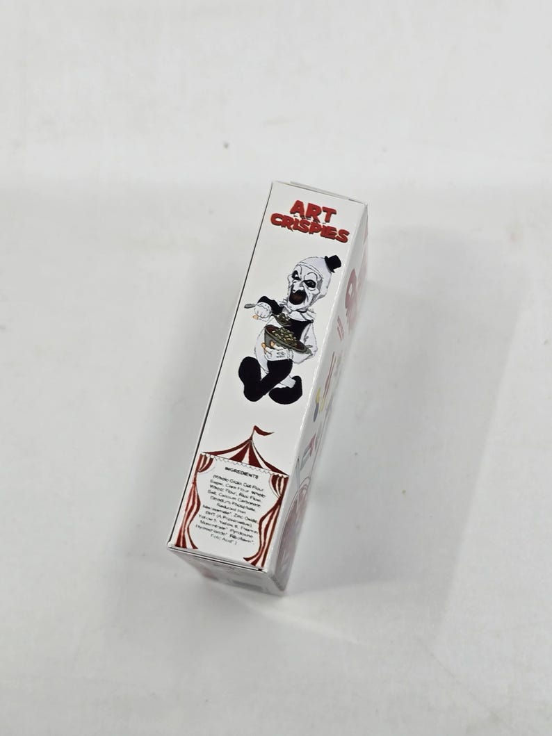 1:6 Scale ART CRISPIES Cereal Box Sealed and Empty Terrifier Horror ...