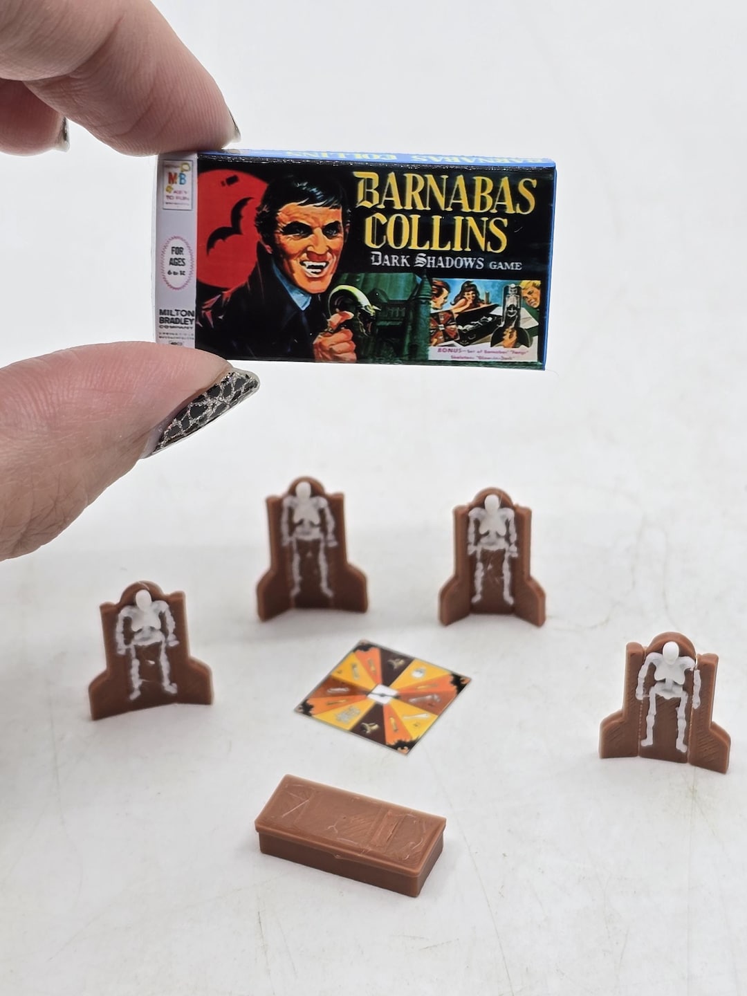 1:12 Scale Dark Shadows Barnabas Collins Game Custom Box Miniature ...