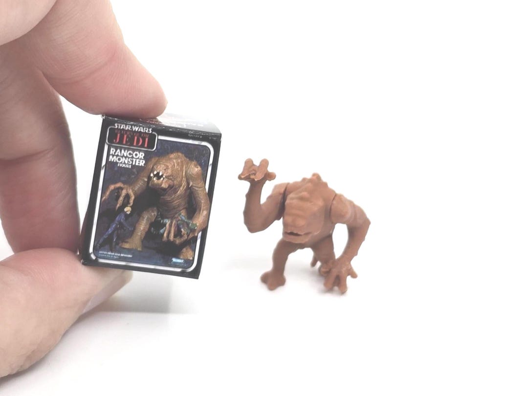 1:12 Star Wars Inspired Rancor Monster 3-D Print Miniature Mini Figure ...