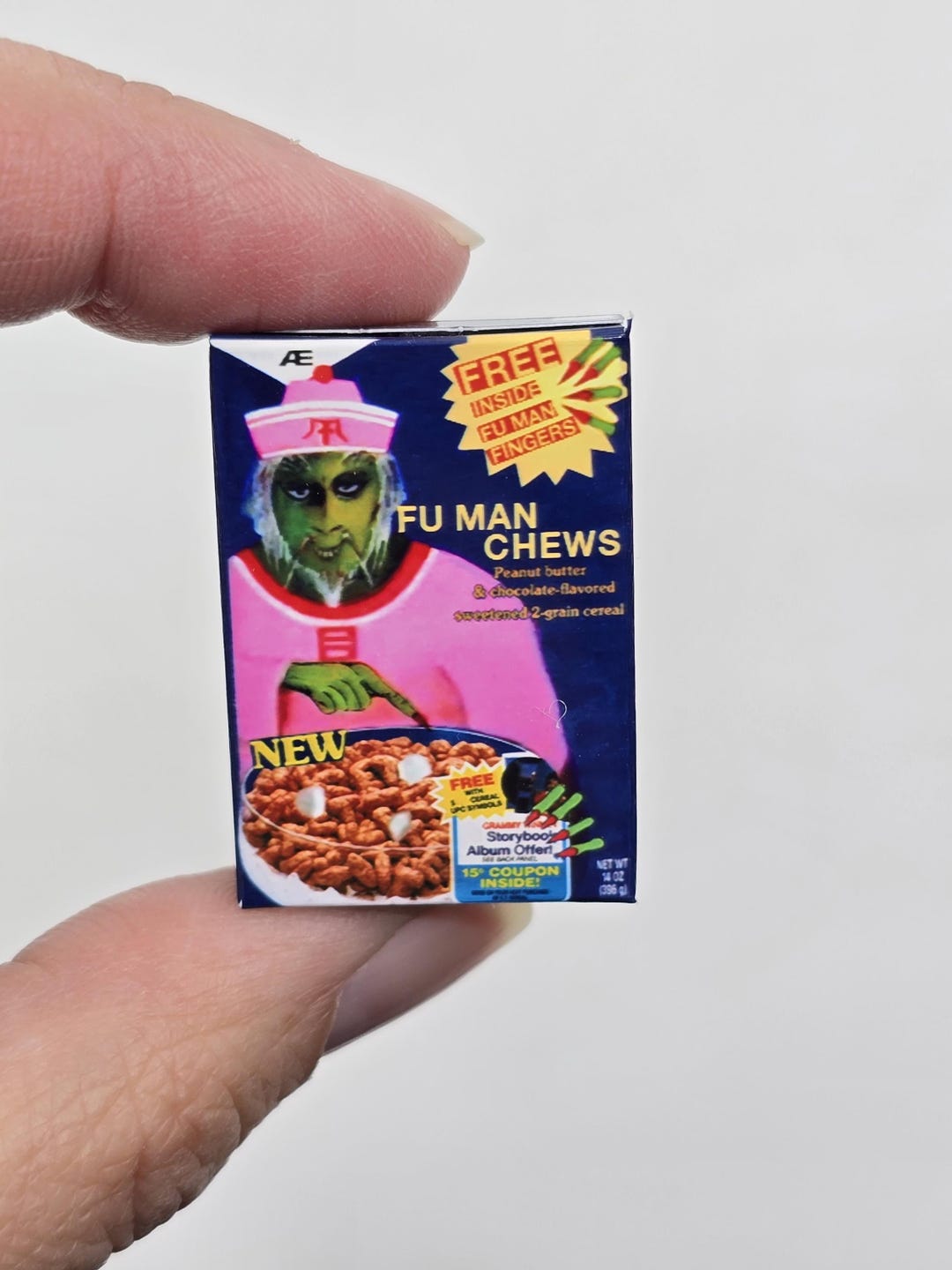 1:12 Scale Cereal Box Display Nightmare on Elm Street Fu Man Chews ...