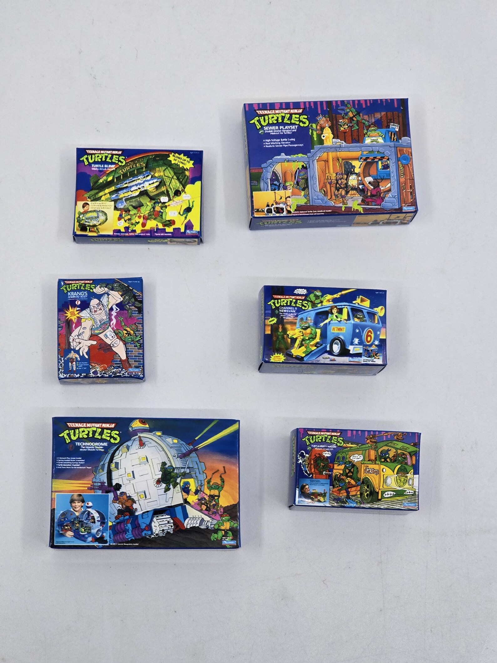 1:12 Teenage Mutant Ninja Turtles Fan Art Miniature Box Newsvan Party ...