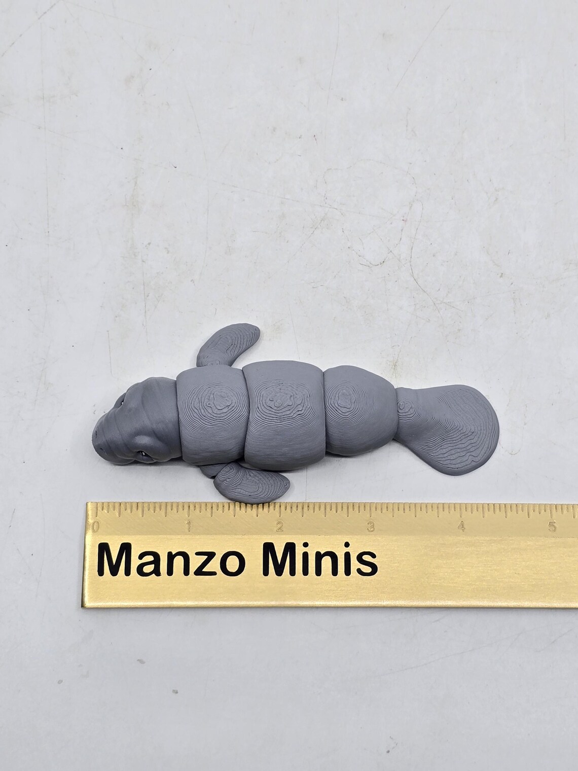 1:24 Scale Manatee Sea Cow 3D Print Articulated Printed 3-D Figure ...