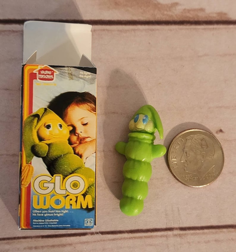 Micro Toy Scale Glo Worm Fan Art Miniature Micro Toy Box - Etsy