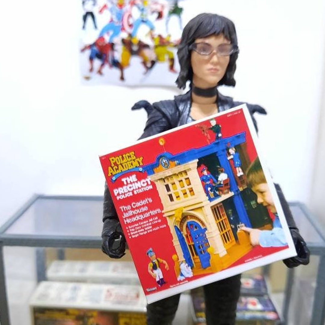 1:12 POLICE ACADEMY Fan Art the PRECINCT Police Station Playset Mini ...