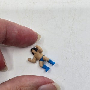 1:12 Scale Tiny WWF Superstars Custom 3D Print Mini Figure Wrestler ...