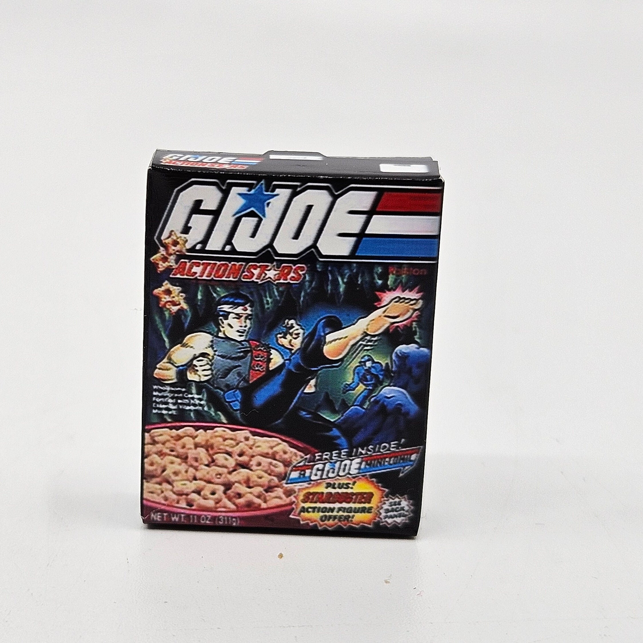 1:12 Miniature Cereal Boxes G.I. JOE Action Stars Cereal Duke Flint ...