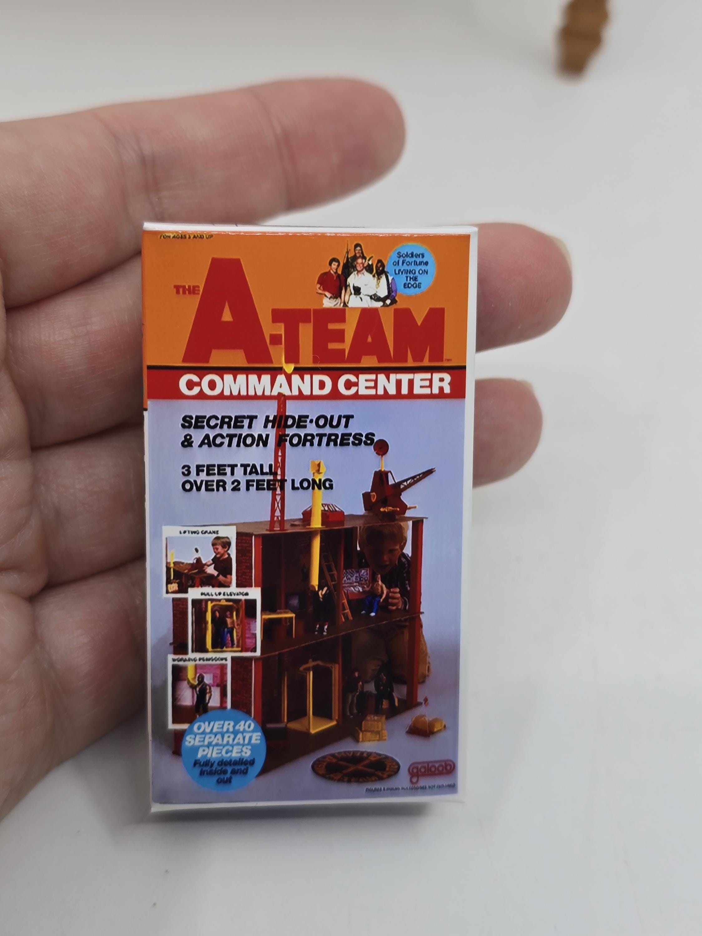 A-team Miniature Scale Custom Box A-TEAM HQ - GMC B.A.'S Mr. T Van ...