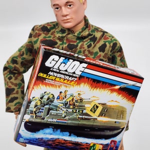 G.I. Joe Custom Fan Art Miniature Box KILLER WHALE HOVERCRAFT Retro ...