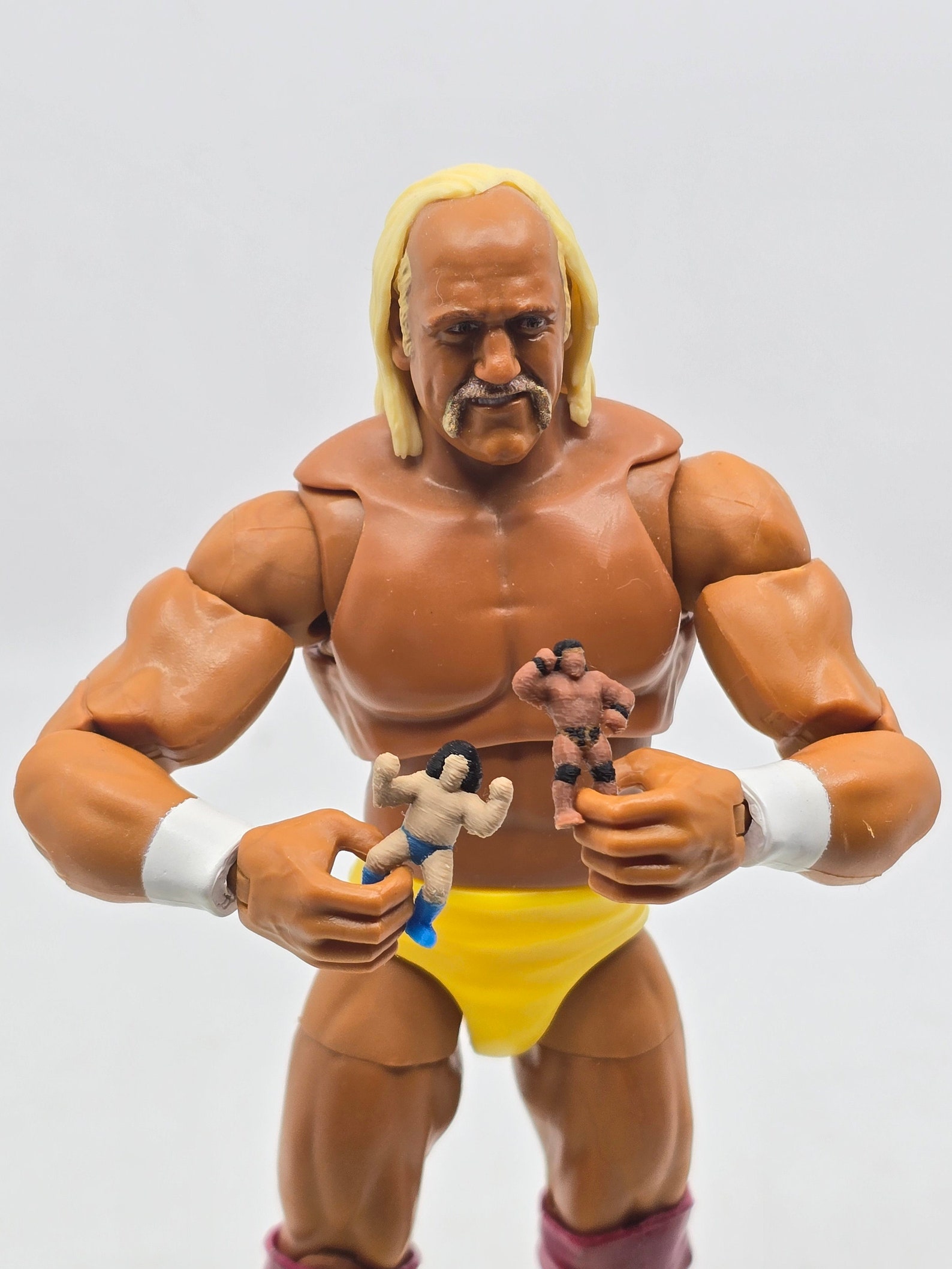 1:12 Scale Tiny WWF Superstars Custom 3D Print Mini Figure Wrestler ...