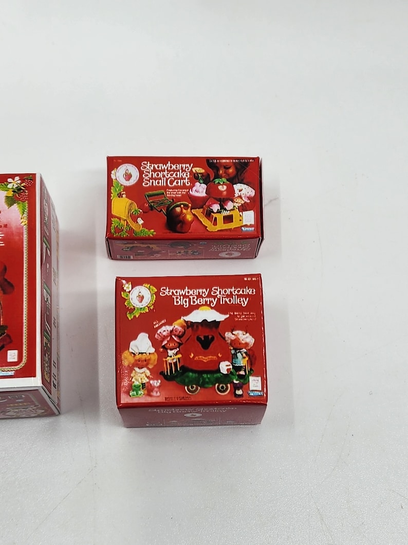 1:12 Scale Strawberry Shortcake Miniature Mini Box Berry Happy Home ...
