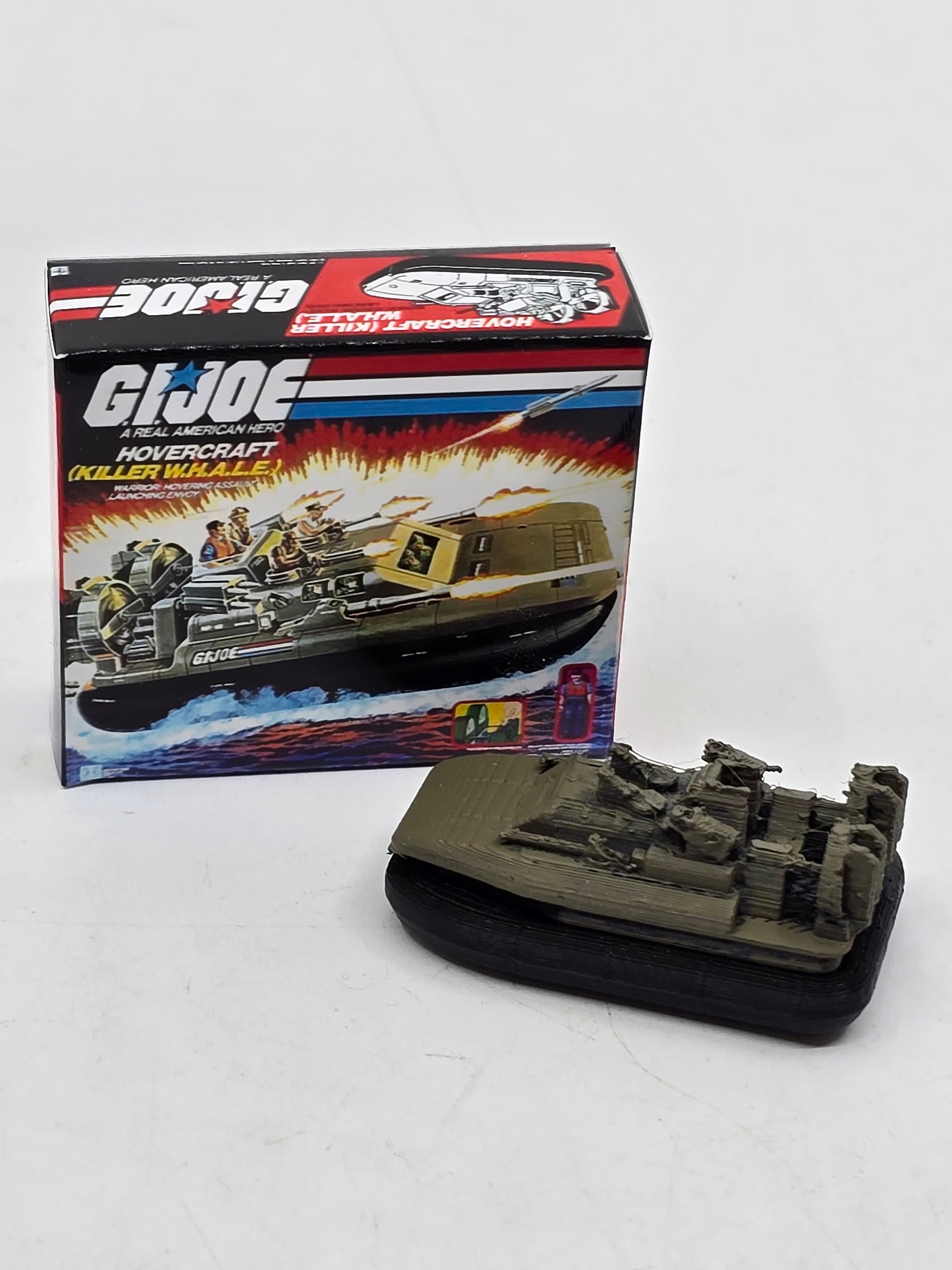 G.I. Joe Custom 1:12 Scale Miniature KILLER WHALE HOVERCRAFT Retro ...