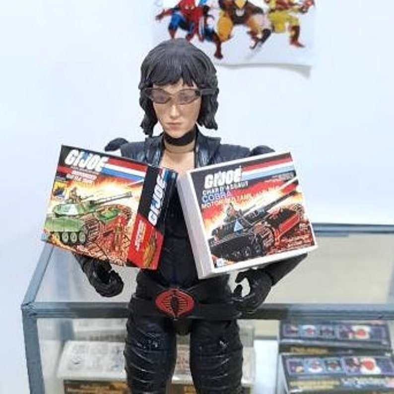 1:12 Scale GI Joe Miniature Box G.I. Joe Mobat Tank or Cobra Motorized ...