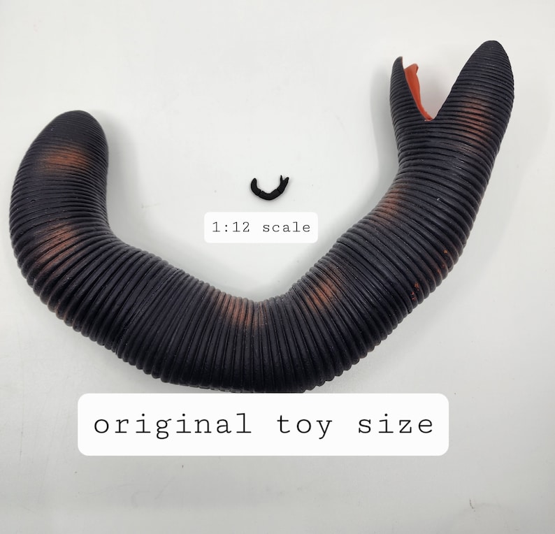 1:12 DUNE Custom 3D Print Mini Articulated Sandworm in Box - Etsy