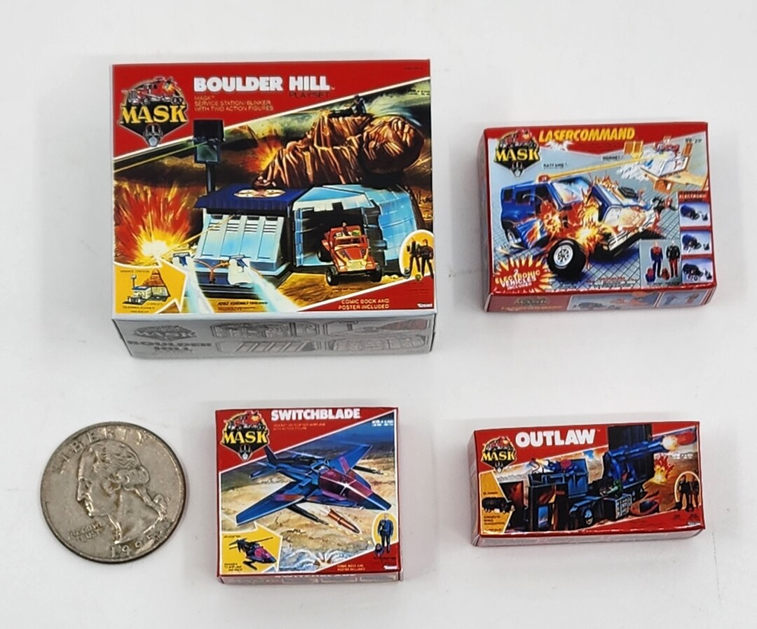 1:12 M.A.S.K. Fan Art Kenner Custom M.A.S.K. Fan Art Miniature Box ...