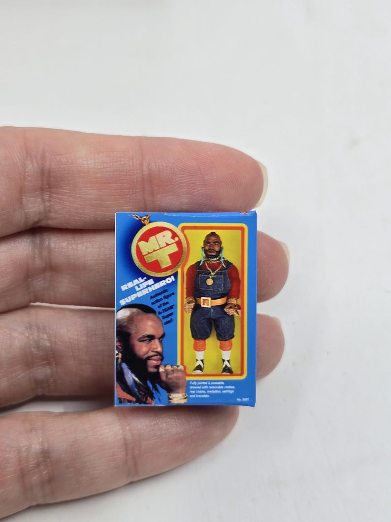 A-team Miniature Scale Custom Box A-TEAM HQ - GMC B.A.'S Mr. T Van ...
