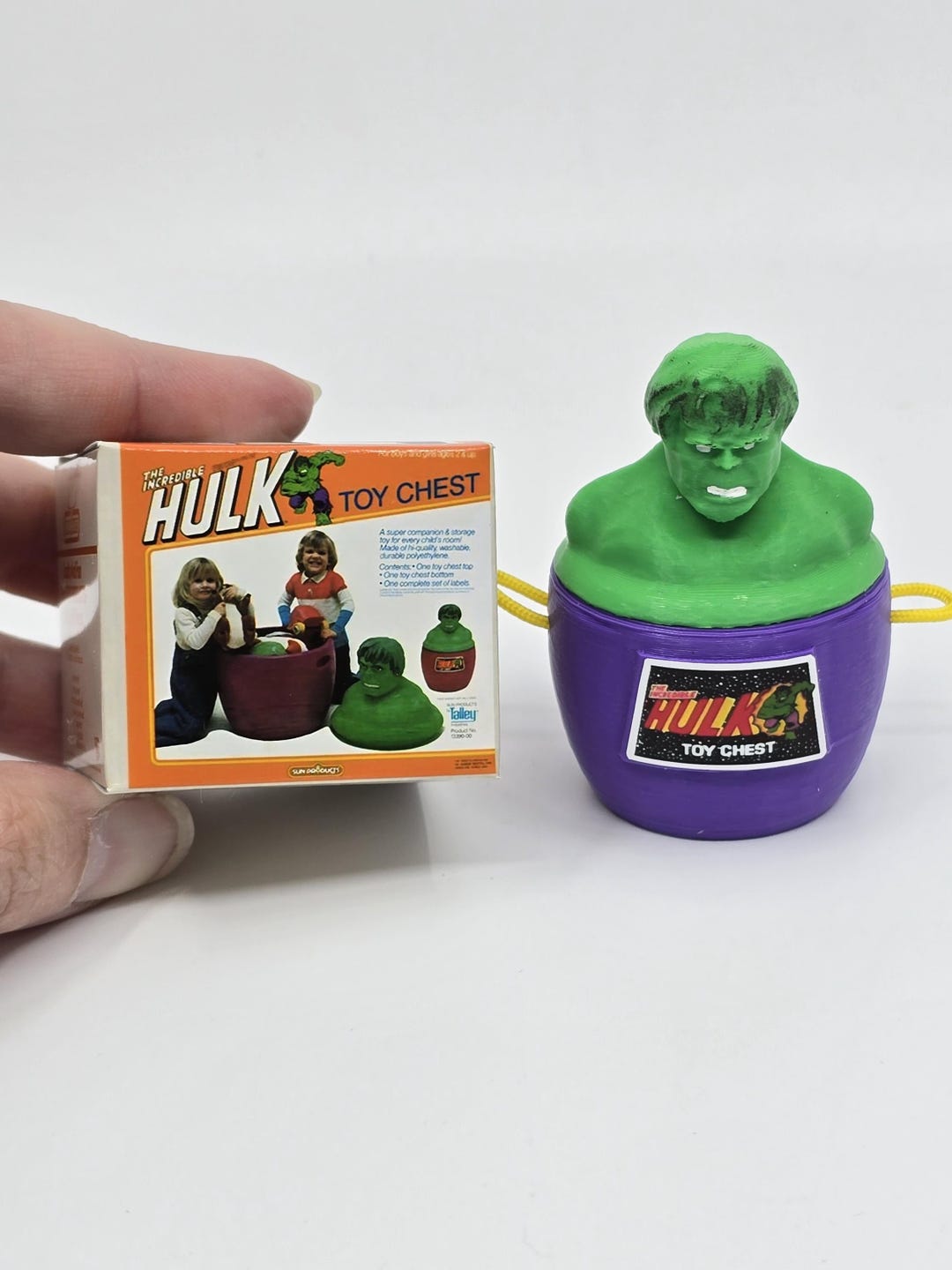 Miniature HULK Toy Chest 1:12 Scale Mini 3D Print With or Without Box ...