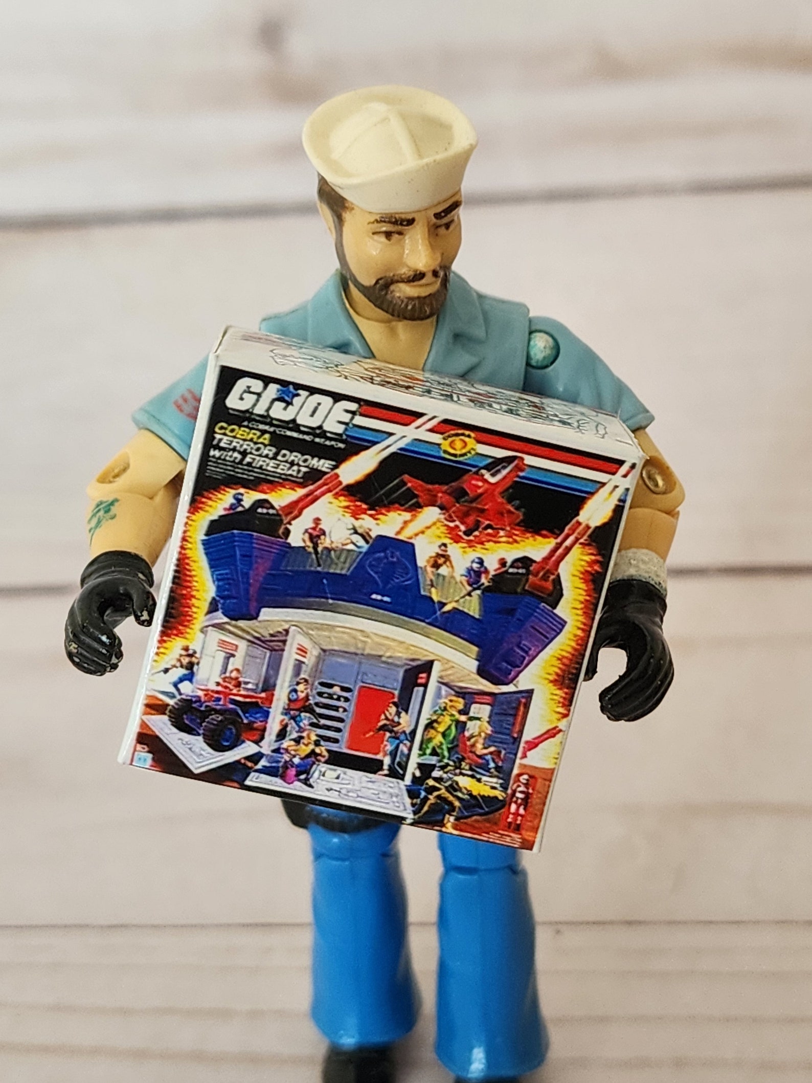 1:18 Scale Display Box G.I. Joe Custom Miniature Box Defiant Cobra ...