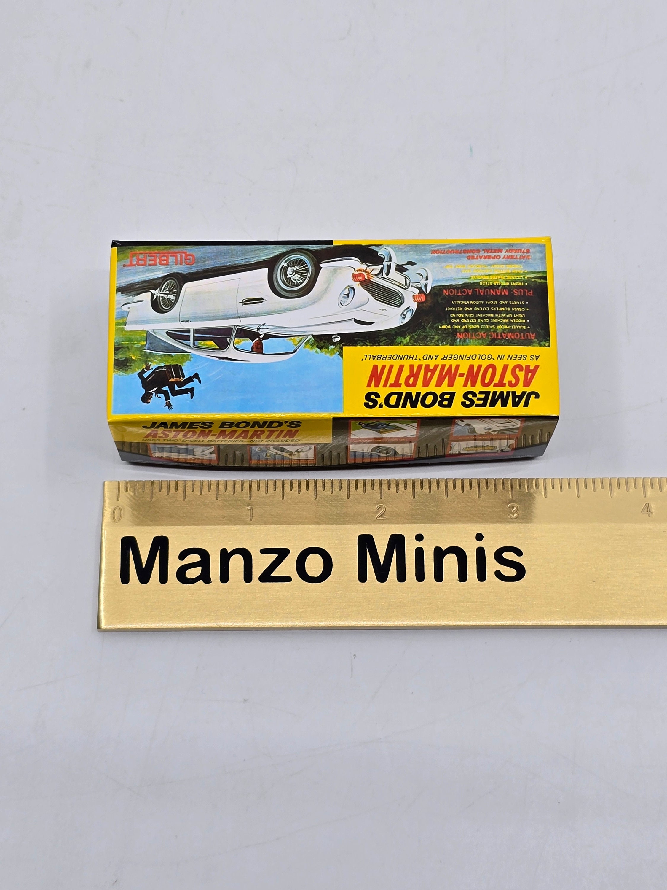 007 James Bond Aston-martin Goldfinger Hot Wheels Car With Custom ...