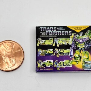 1:12 TRANSFORMERS Fan Art Custom Miniature G1 Devastator Constructicon ...