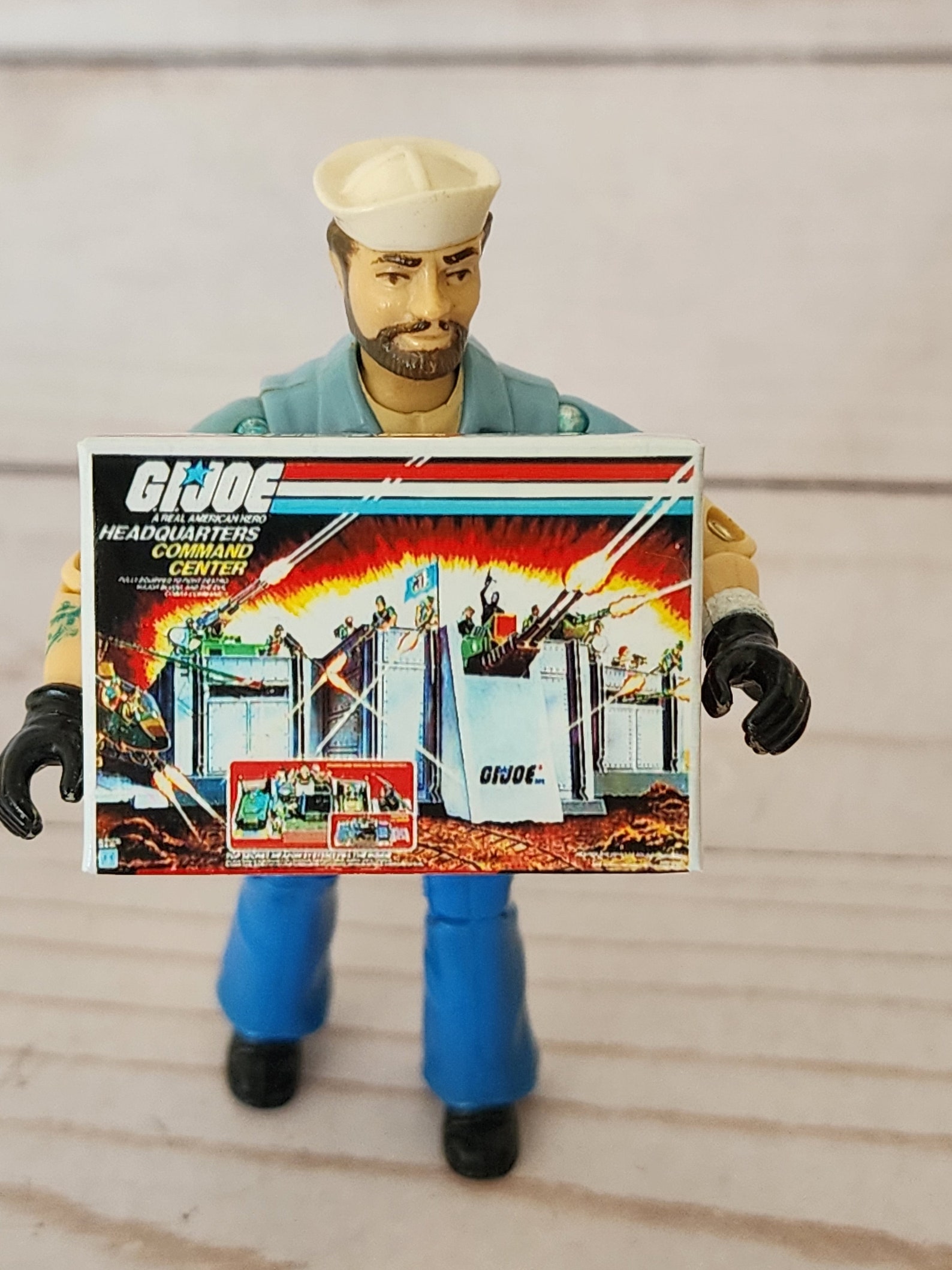 1:18 Scale Display Box G.I. Joe Custom Miniature Box Defiant Cobra ...