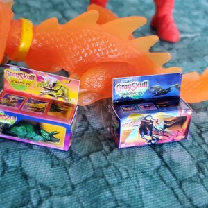 1:12 MOTU Custom Fan Art Power Grayskull Preternia Dinos Mini Empty Box ...