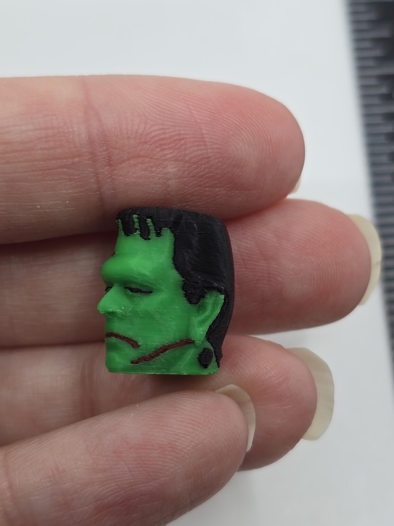 1:12 Scale Miniature Frankenstein Head Monster Speaker 3D Print Mini ...