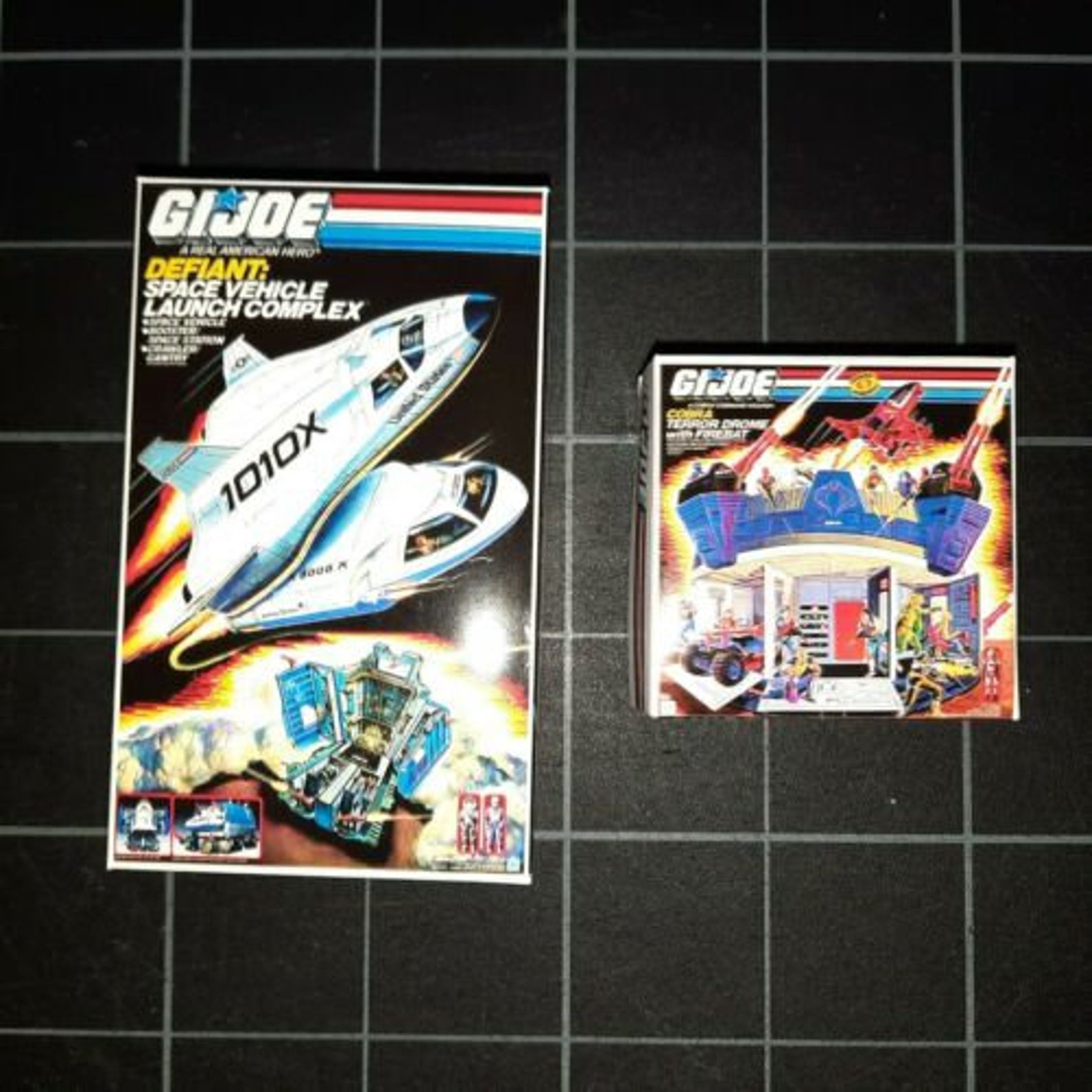 G.I. Joe Fan Art Miniature Box DEFIANT & Cobra TERROR DROME | Etsy