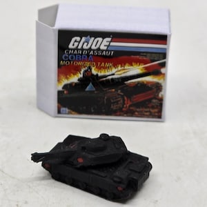 1:12 Scale GI Joe Miniature Box G.I. Joe Mobat Tank or Cobra Motorized ...