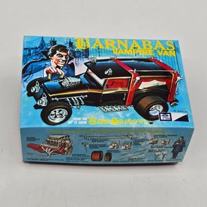 Dark Shadows Barnabas Collins Vampire Van Miniature Box Scale Includes ...