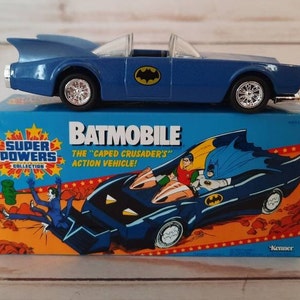 Box Only Hot Wheels SUPERPOWERS Fan Art Miniature Box Batmobile Super ...