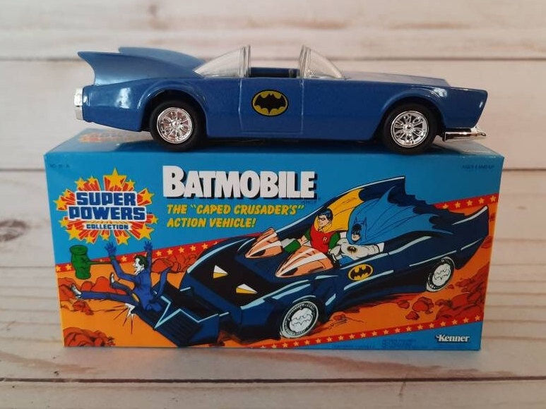 Hot Wheels SUPERPOWERS Fan Art Miniature Box Batmobile Super Powers 1:6 ...