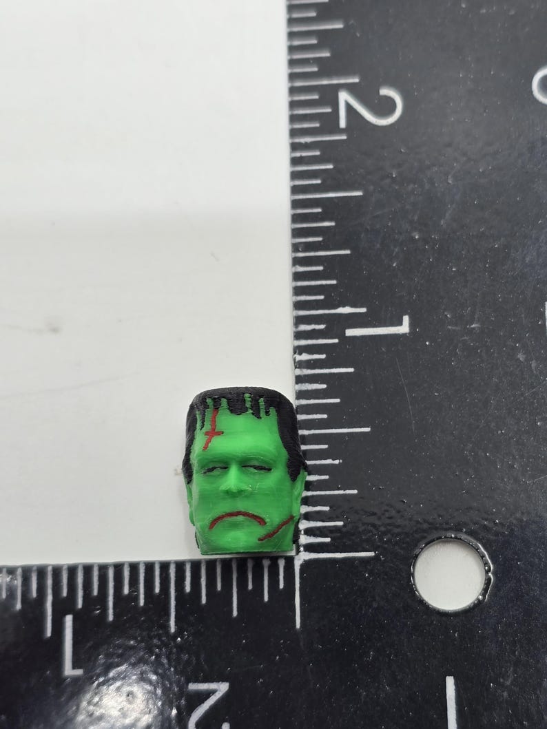 1:12 Scale Miniature Frankenstein Head Monster Speaker 3D Print Mini ...
